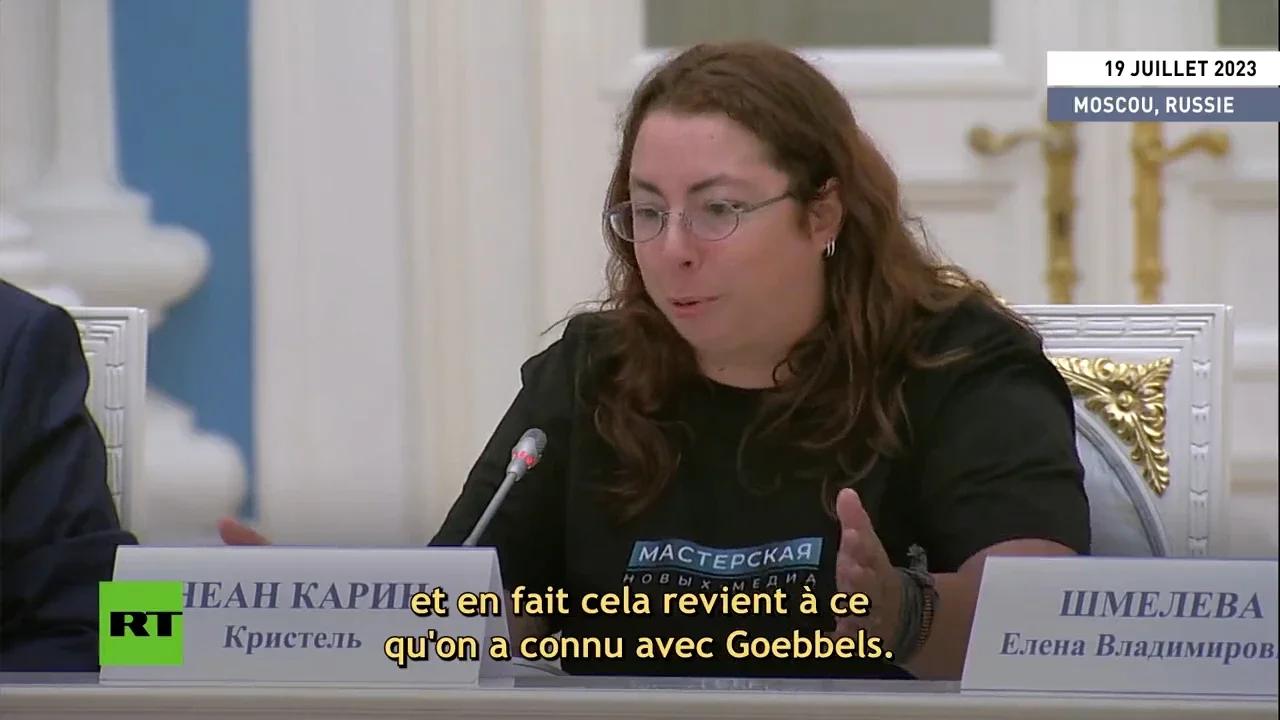 Christelle Néant est reçue par Vladimir Poutine