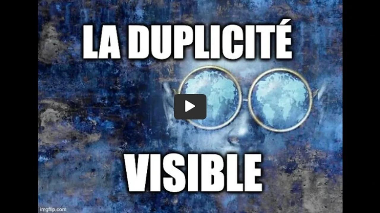 La duplicité mondialiste visible