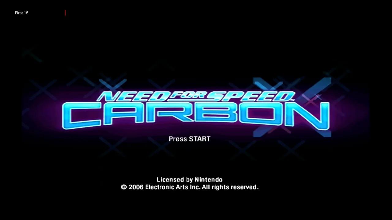 The First 15 Minutes of Need for Speed: Carbon (GameCube)