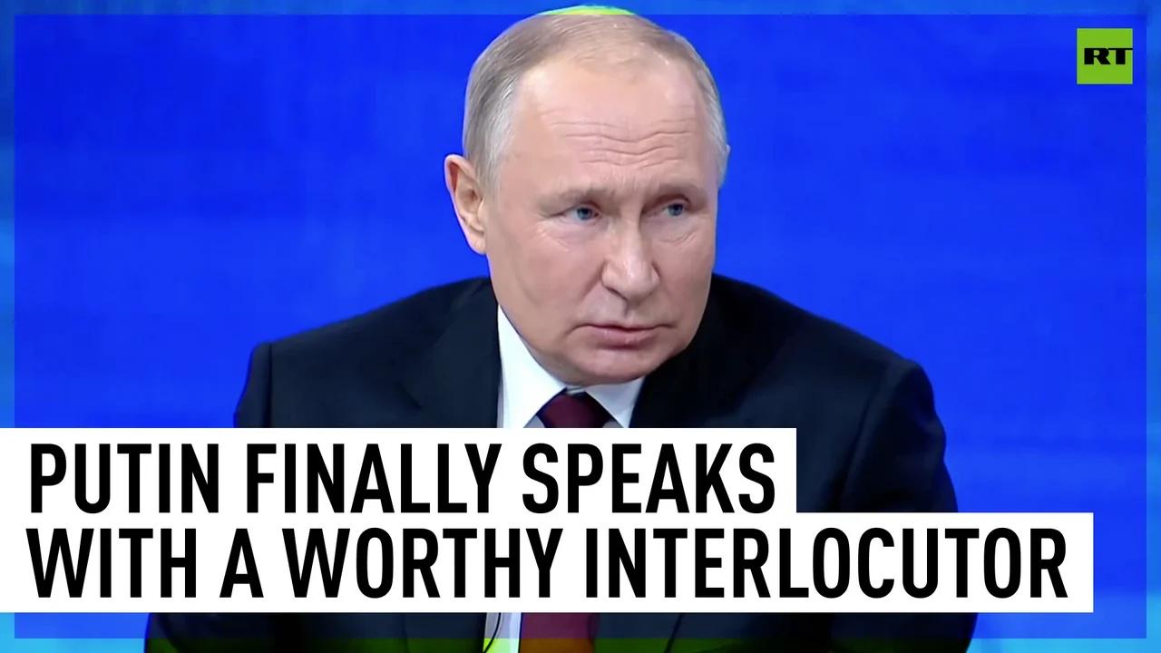 Seeing double? [AI] Putin makes appearance at [real] Putin’s press ...