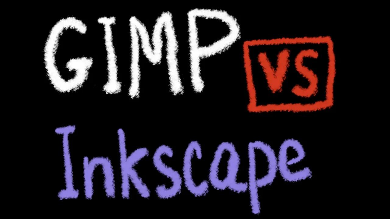 GIMP vs Inkscape! - Who says you can't use both? - One for Raster Graphics and one for Vector ...