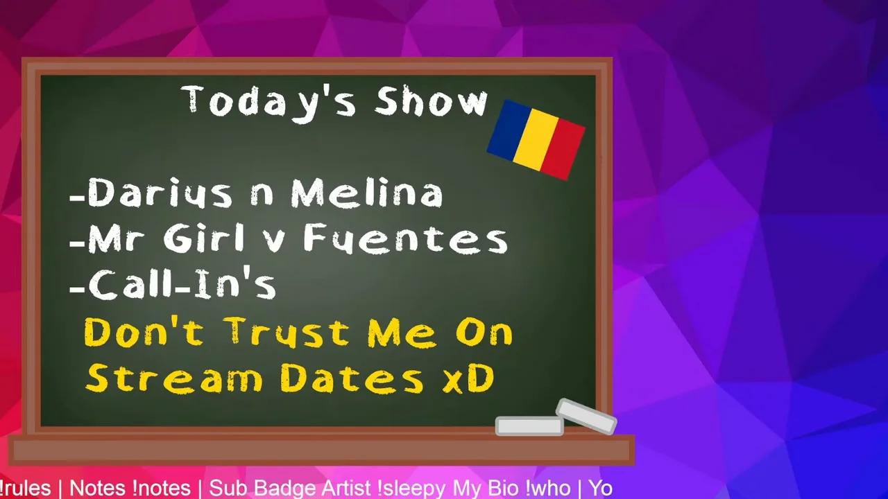 2022-08-29 - Booksmarts, Darius and Destiny on Melina drama