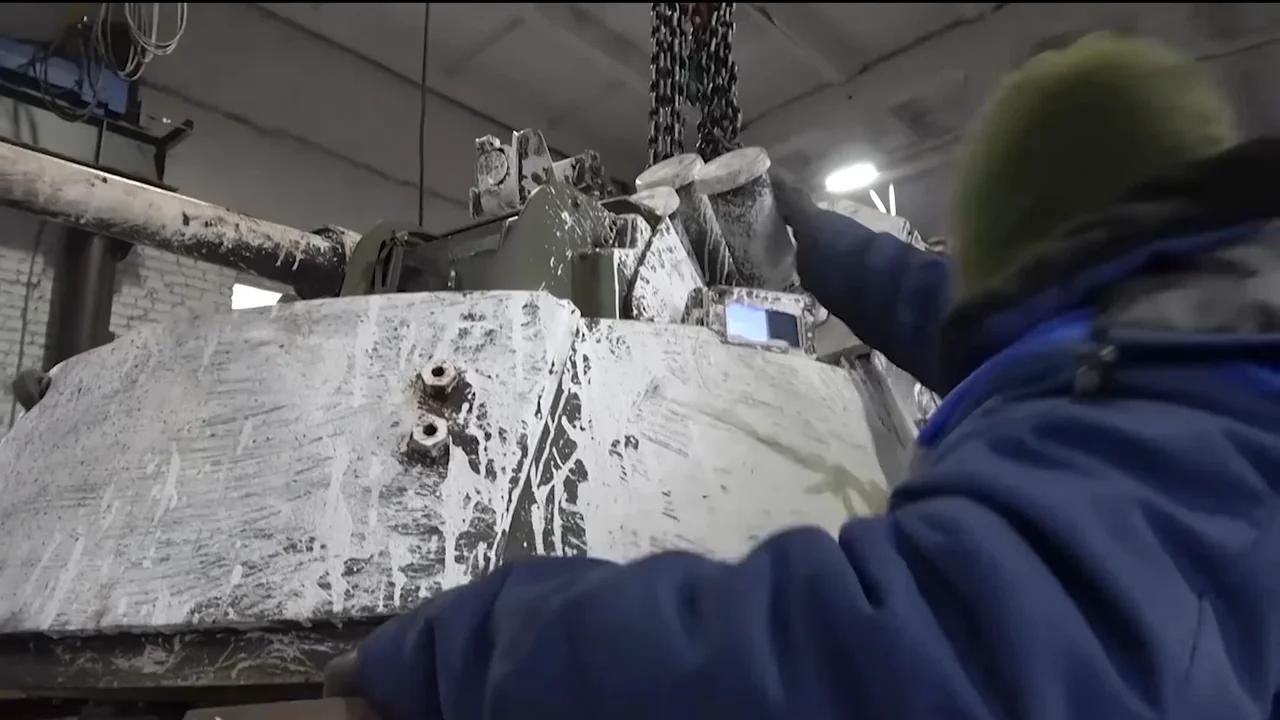 Repairing military vehicles