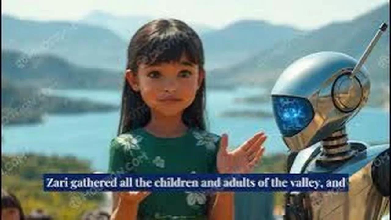 The Magic Robot and the Blue Lake