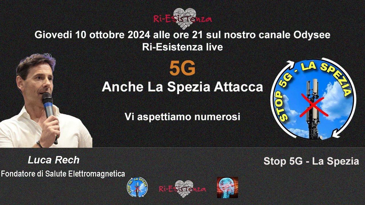 Ri-Esistenza live con Luca Rech e il gruppo Stop 5G La Spezia