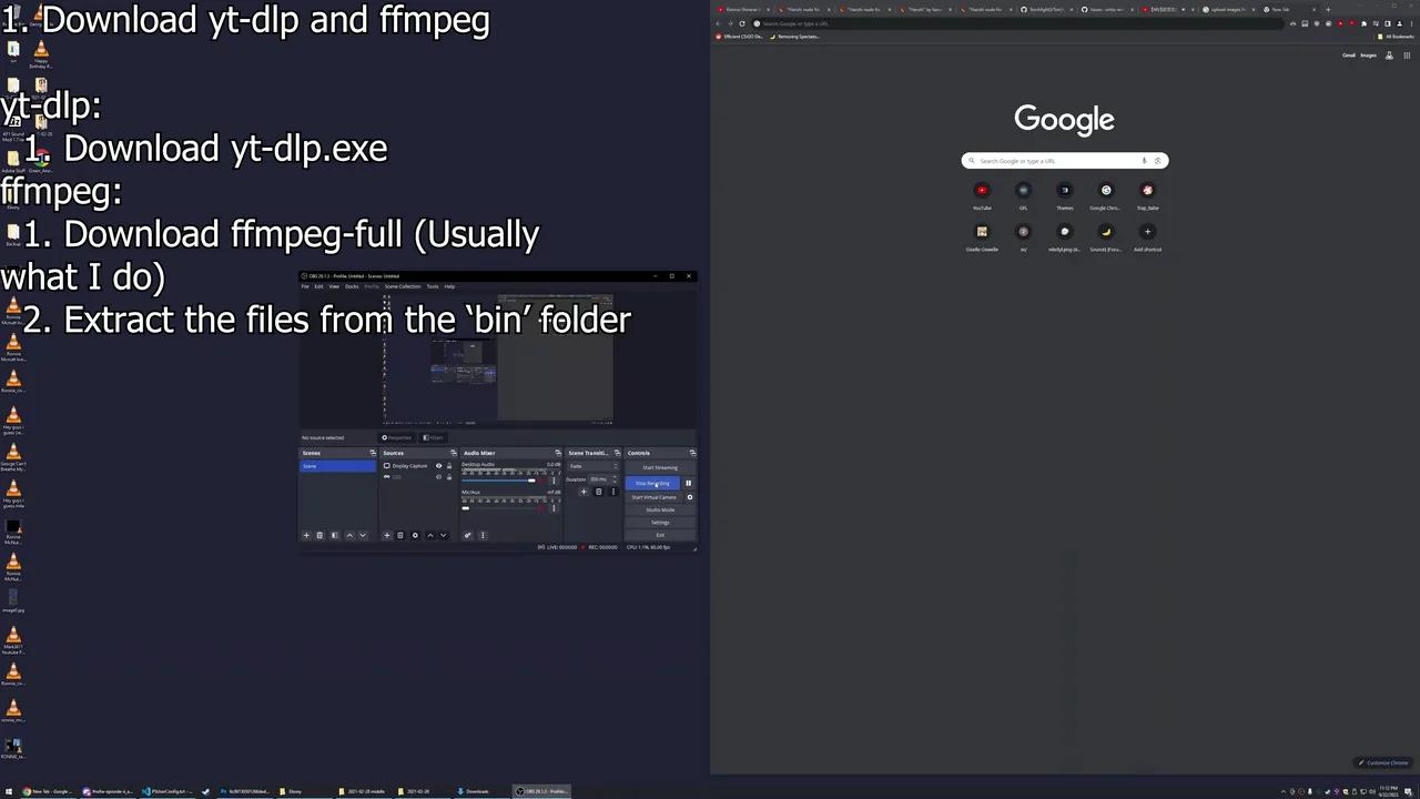 yt-dlp and ffmpeg Installation Guide