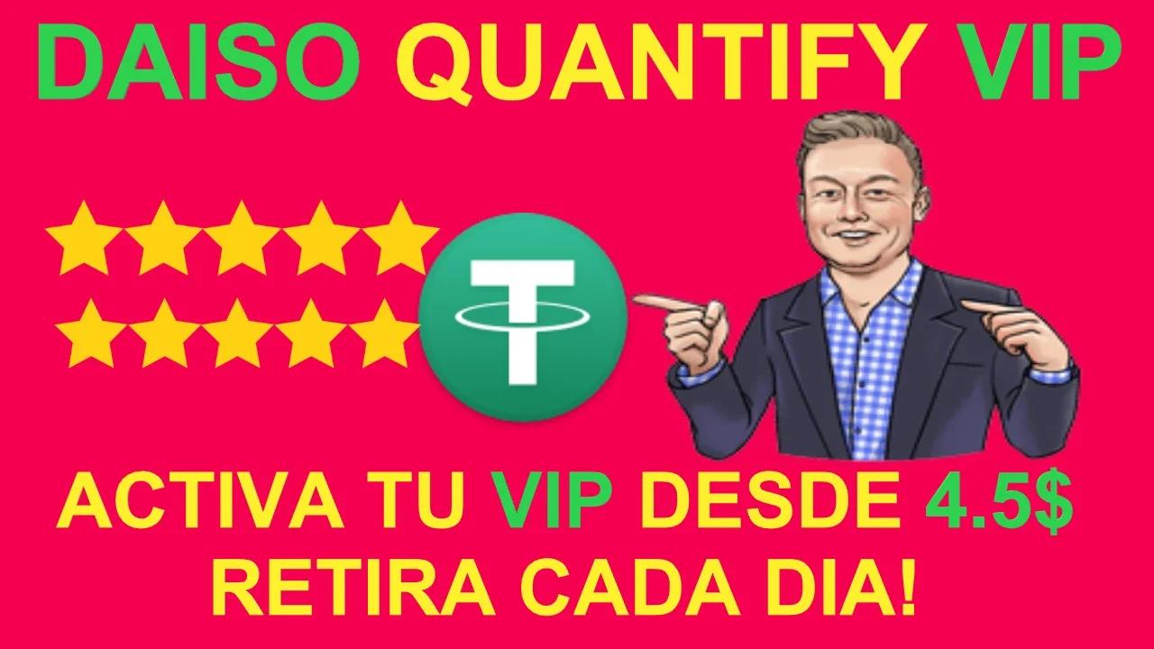 DAISO VIP TASKS ACTIVA TU PLAN DESDE 4.5 USDT Y RETIRA CADA DIA 1.8 USDT O MAS!!