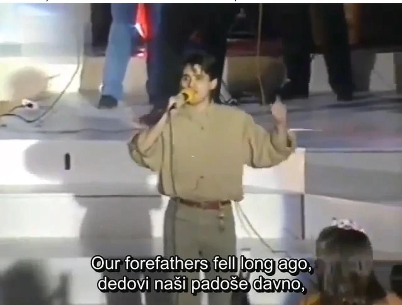 Baja Mali Knindza - Pevaj Srbijo Poselo 202 1992 Eng Sub