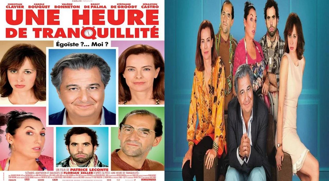 " Une heure de tranquillité " ( film, 2014 ) avec Christian Clavier / Carole Bouquet / Rossy de ...