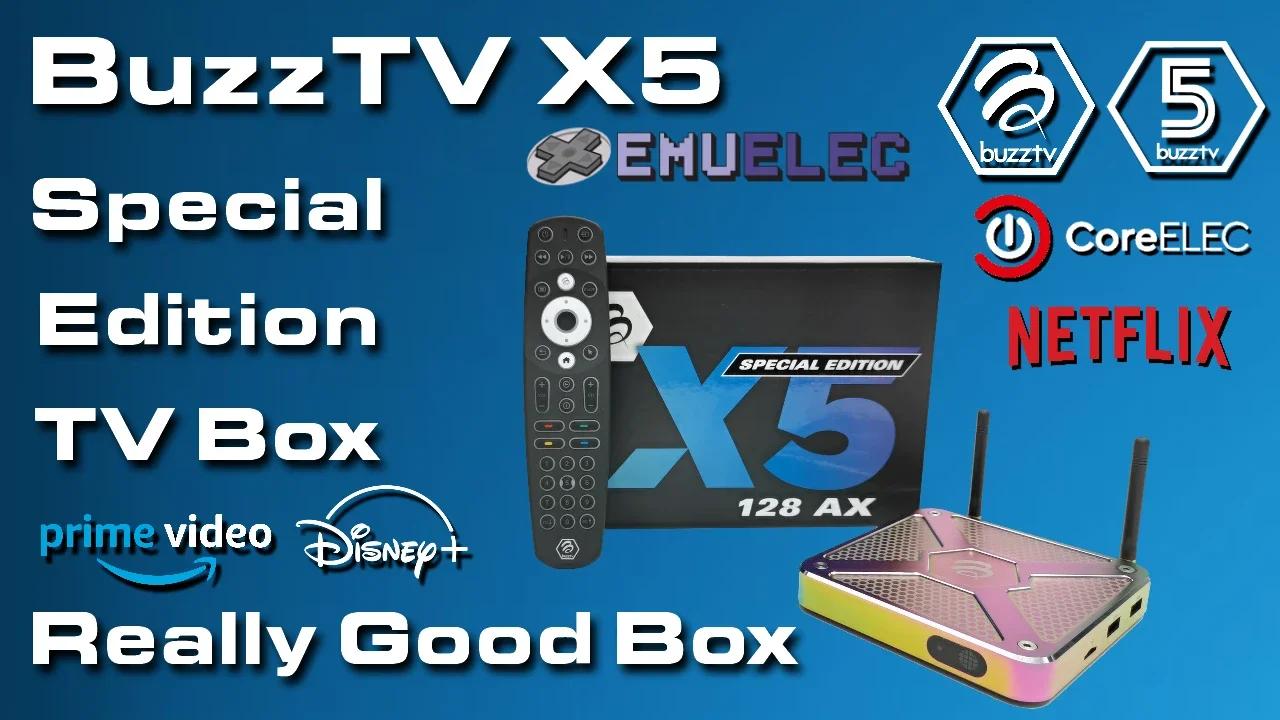 BuzzTV X5 128 AX Remarkable Android TV Box Indeed Full Video