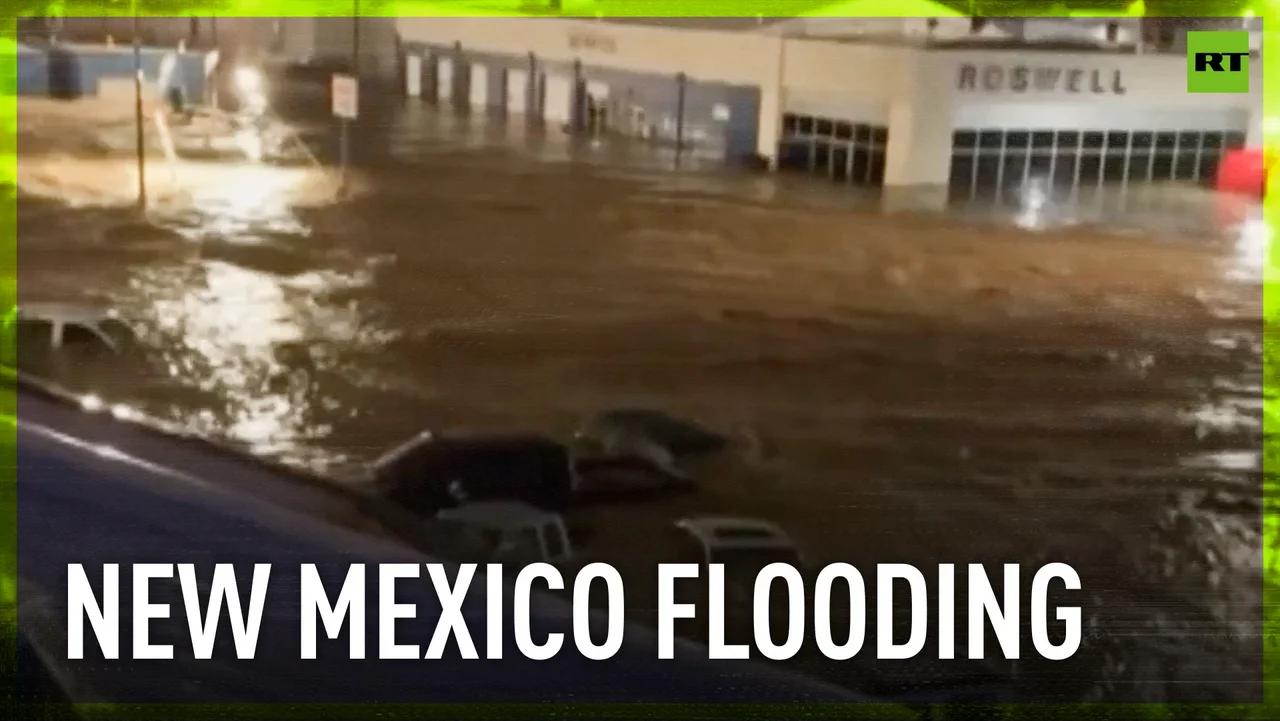 Devastating flooding hits Roswell, New Mexico