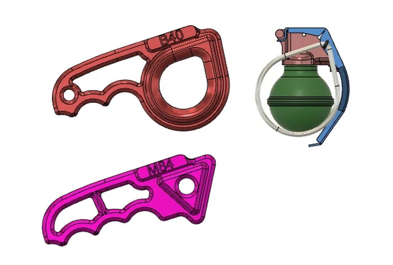 B40 Grenade Pull Pin Bending Jig Set