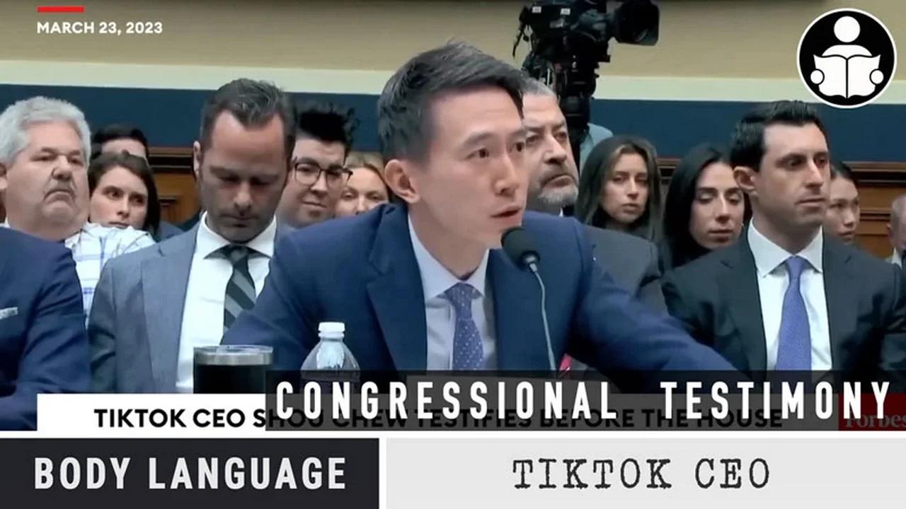 Body Language - Tiktok CEO Shou Chew