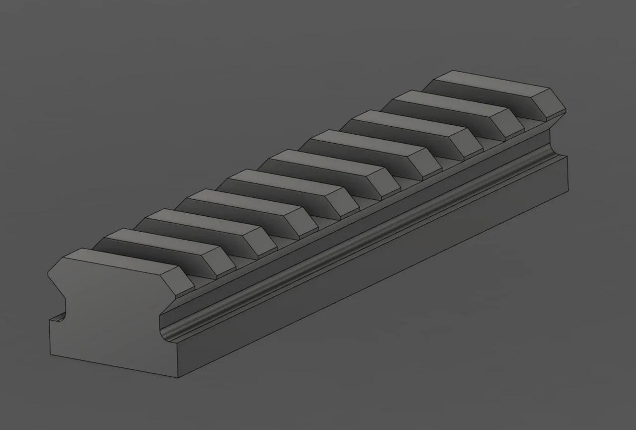 NATO STANAG 4694 Rail CAD