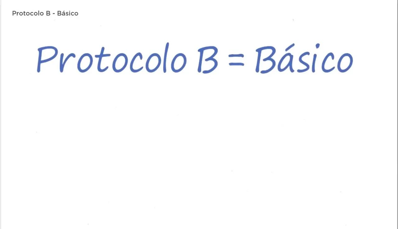 12- Protocolo B = Básico.
