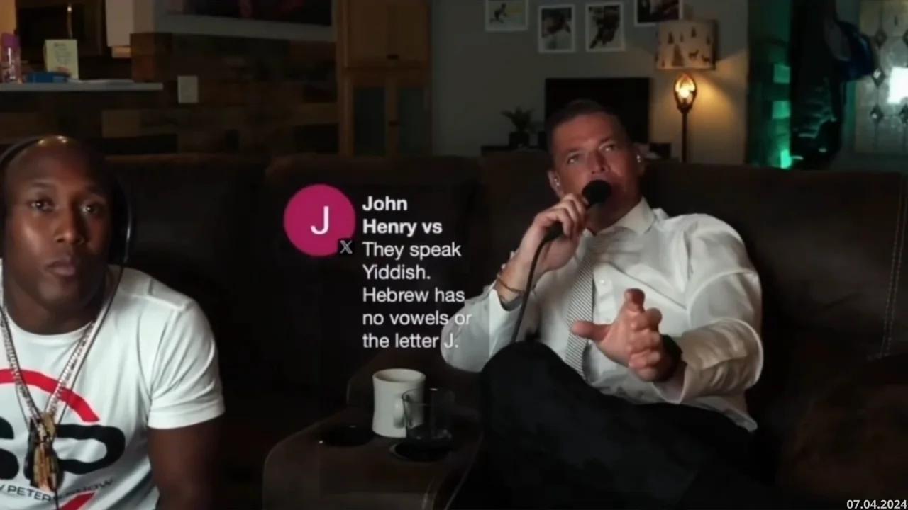 Stew Peters on the Jewish controlled media - 07.04.2024