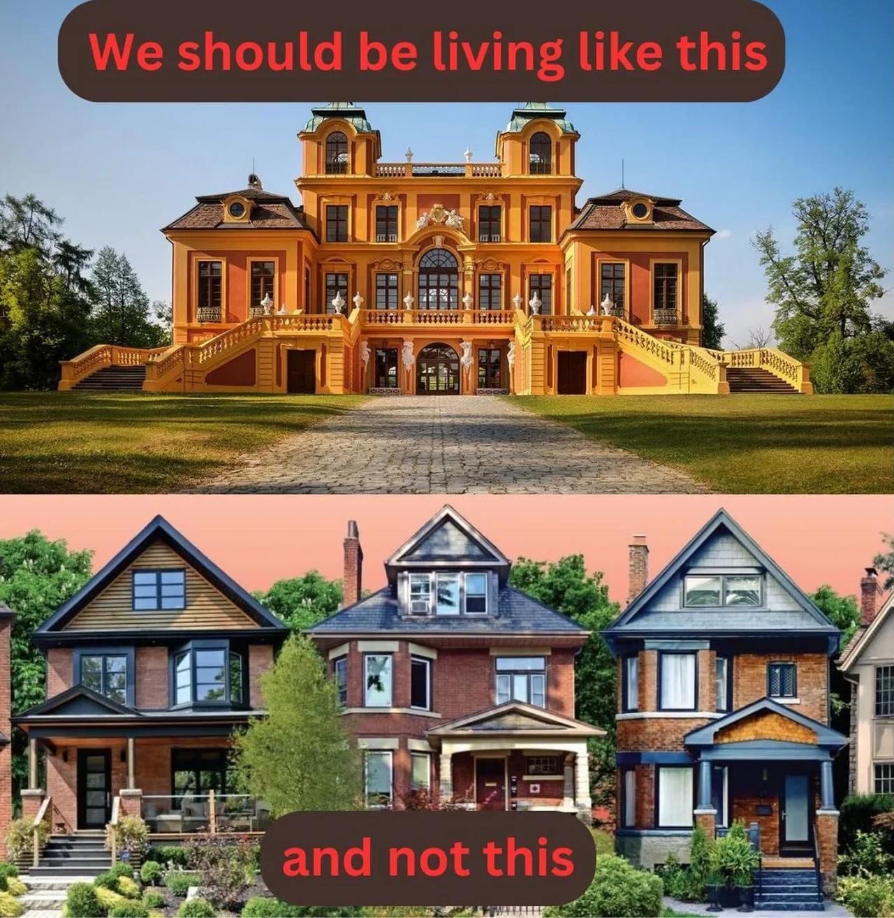 Modern Houses vs Old World Houses