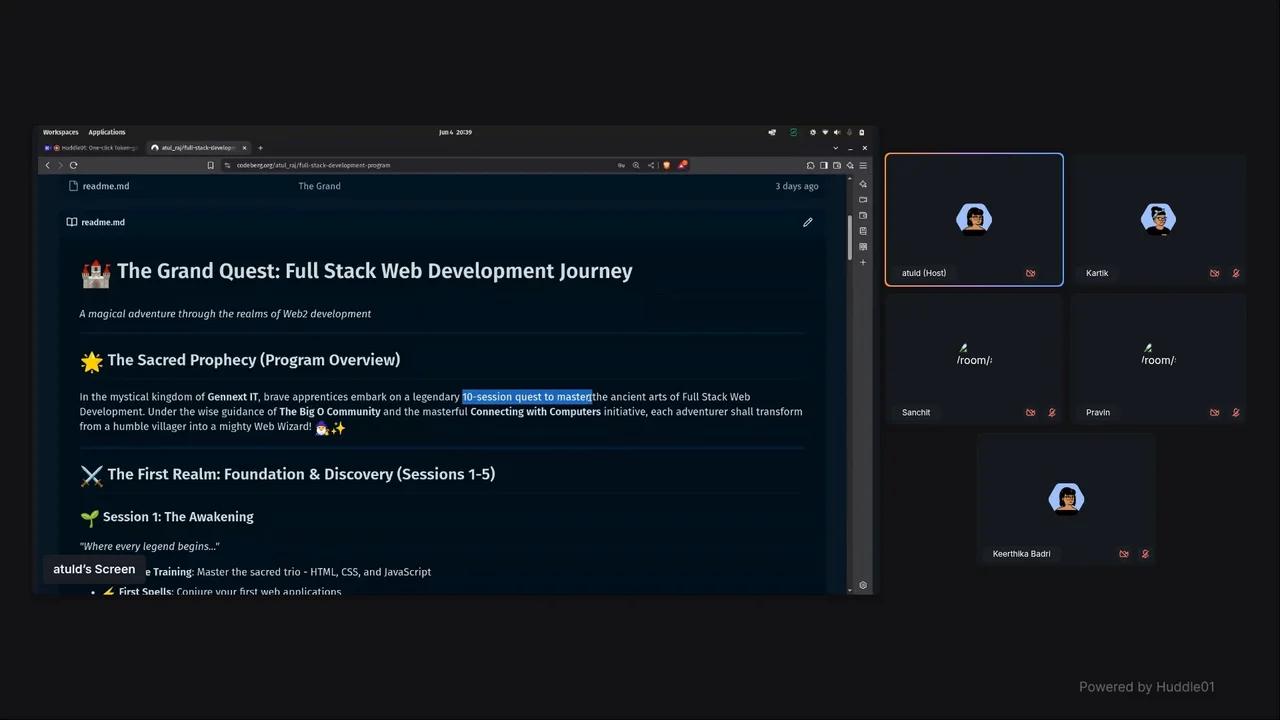 Full Stack Web Development Program Overview