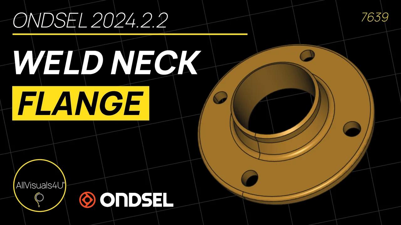 🔧 Ondsel ES - 3D Model A Weld Neck Flange - Ondsel Tutorial - FreeCAD ...