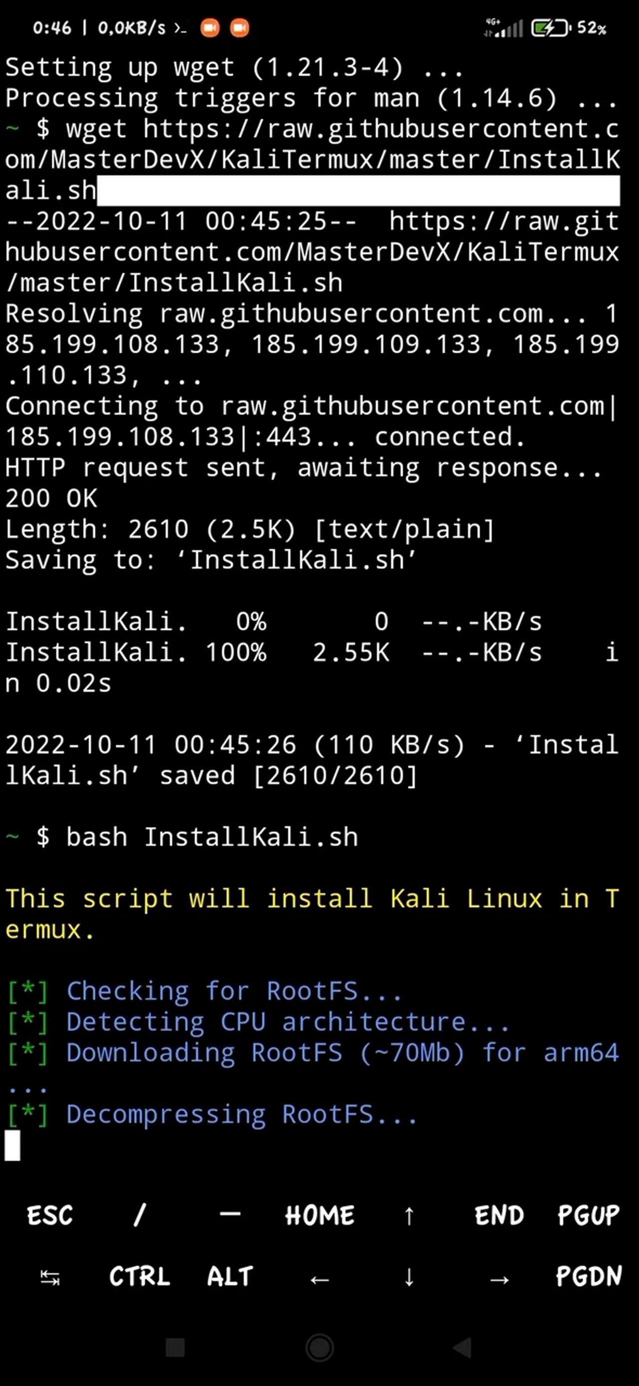 How to install Kali Linux in Termux - No Root No Gui