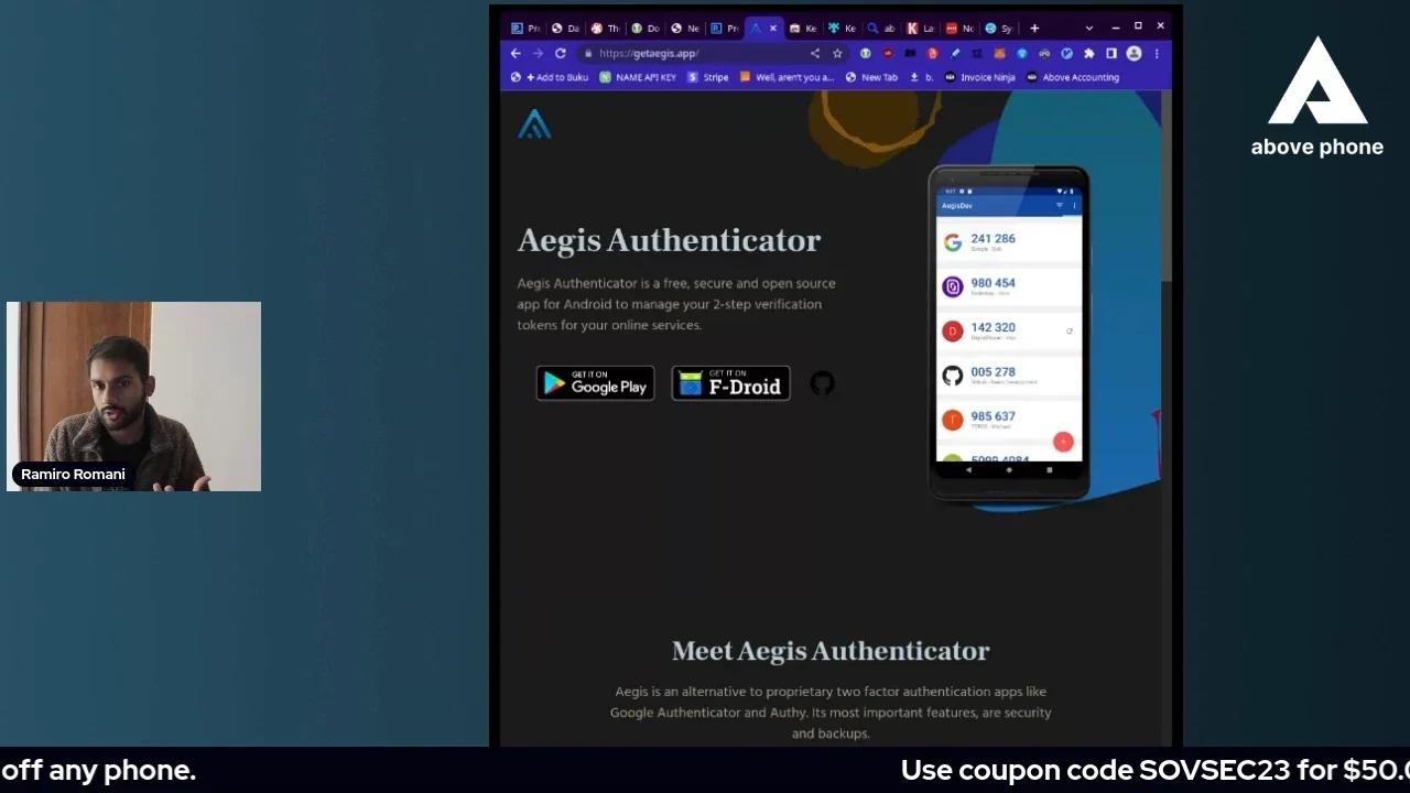 Securing and Backing Up 2FA Codes w/ Aegis Authenticator - Secure 2FA app for Android