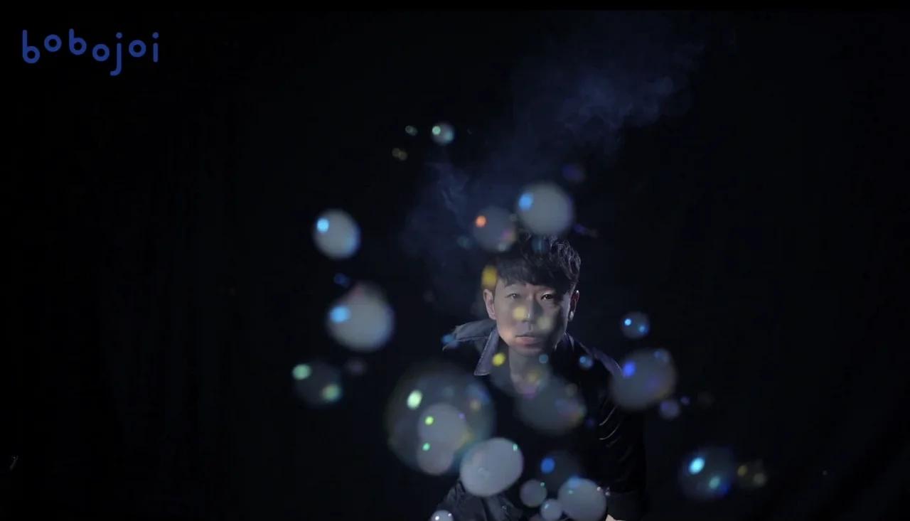 自由降落泡中泡 Free fall bubbles