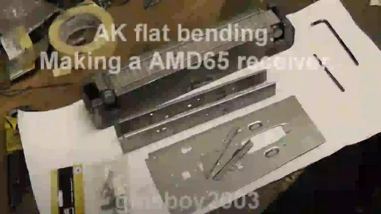AK flat bending, making an AMD65 receiver Part 1