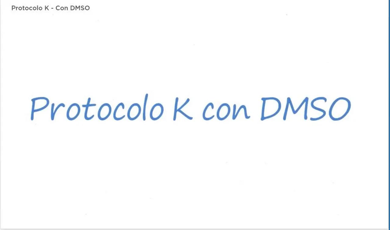 Protocolo K con DMSO, similar al Protocolo D