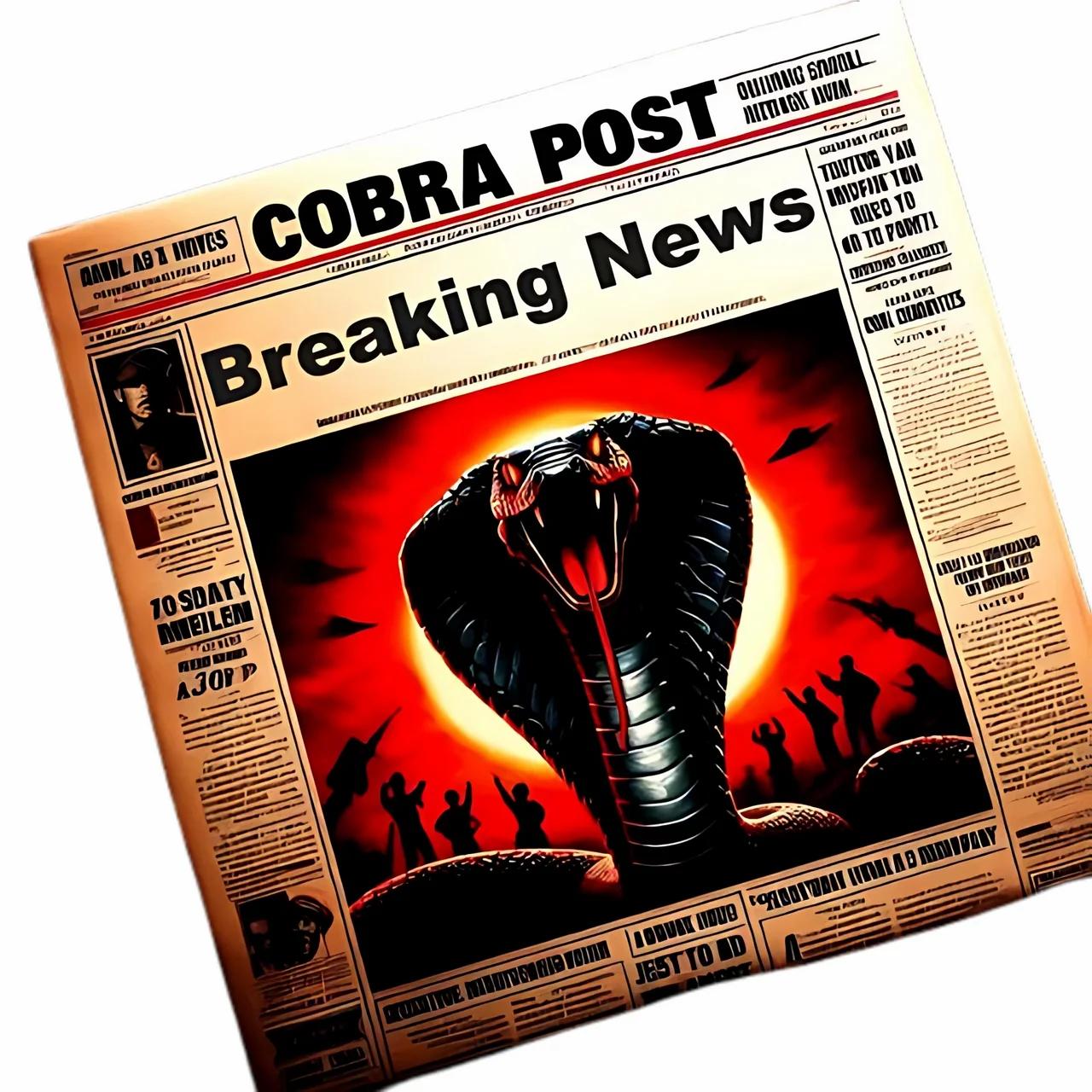 Cobra Post Breaking News
