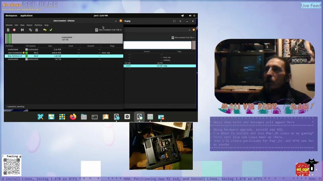 Expanding internal storage & multi-boot OS setup of Pop!_Os along Windows 10 (on dedicated drives)