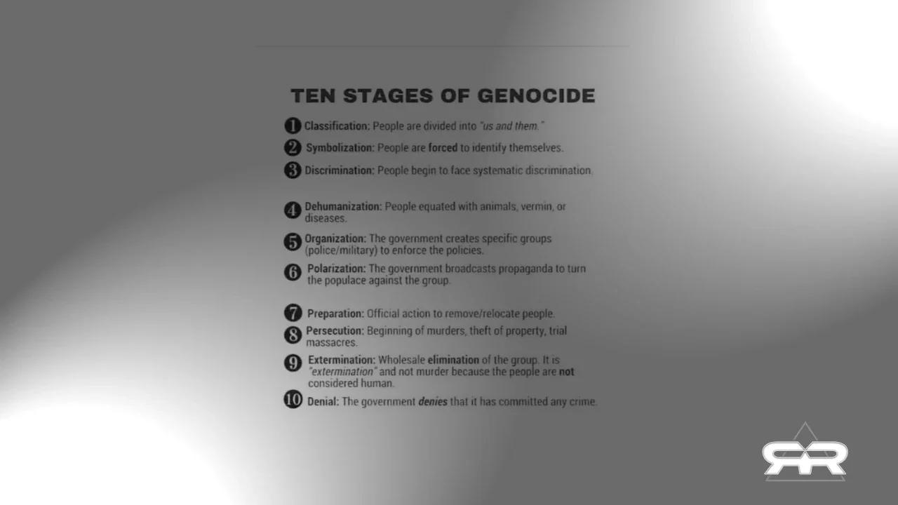 REESE REPORT: The Ten Stages of Genocide