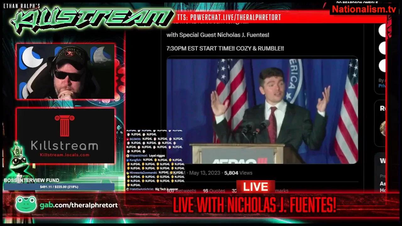 Nick Fuentes calls Ethan Ralph to comment on America First drama (2023 ...
