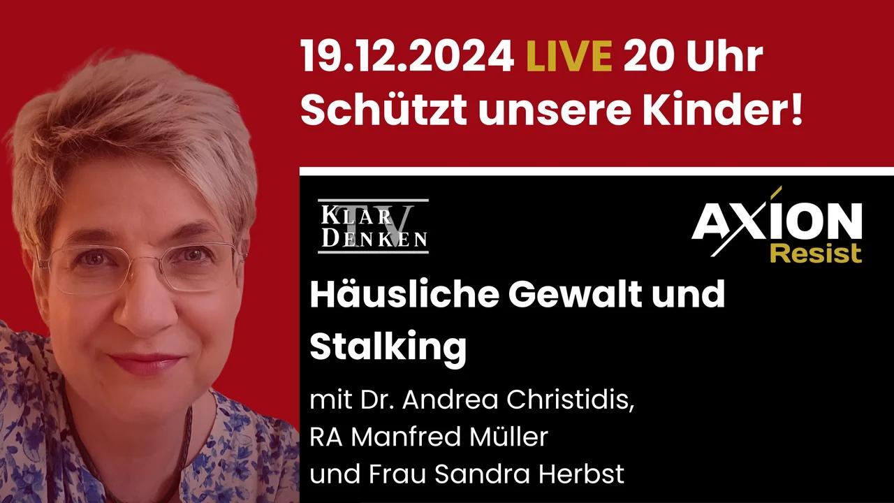 🔴LIVE - Alexa fragt nach! bei Frau Dr. Andrea Christidis, RA Manfred ...