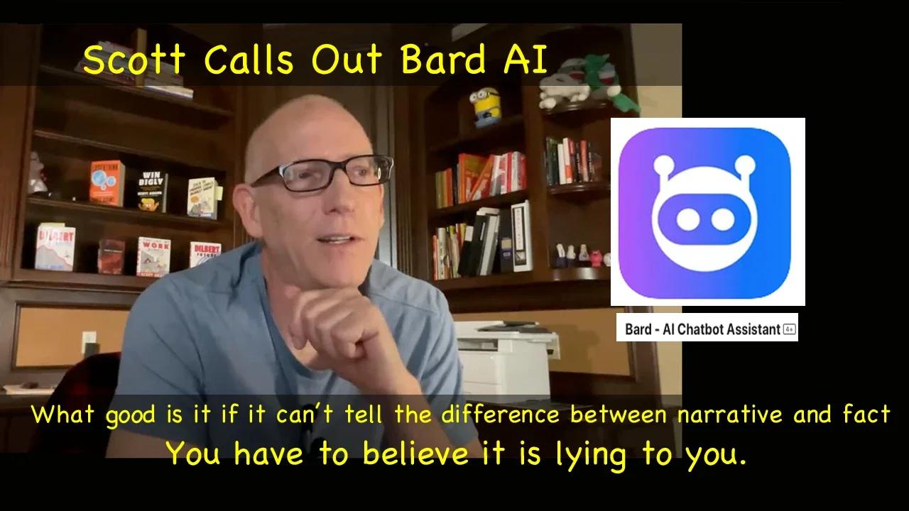 Scott Adams Calls Out Bard AI