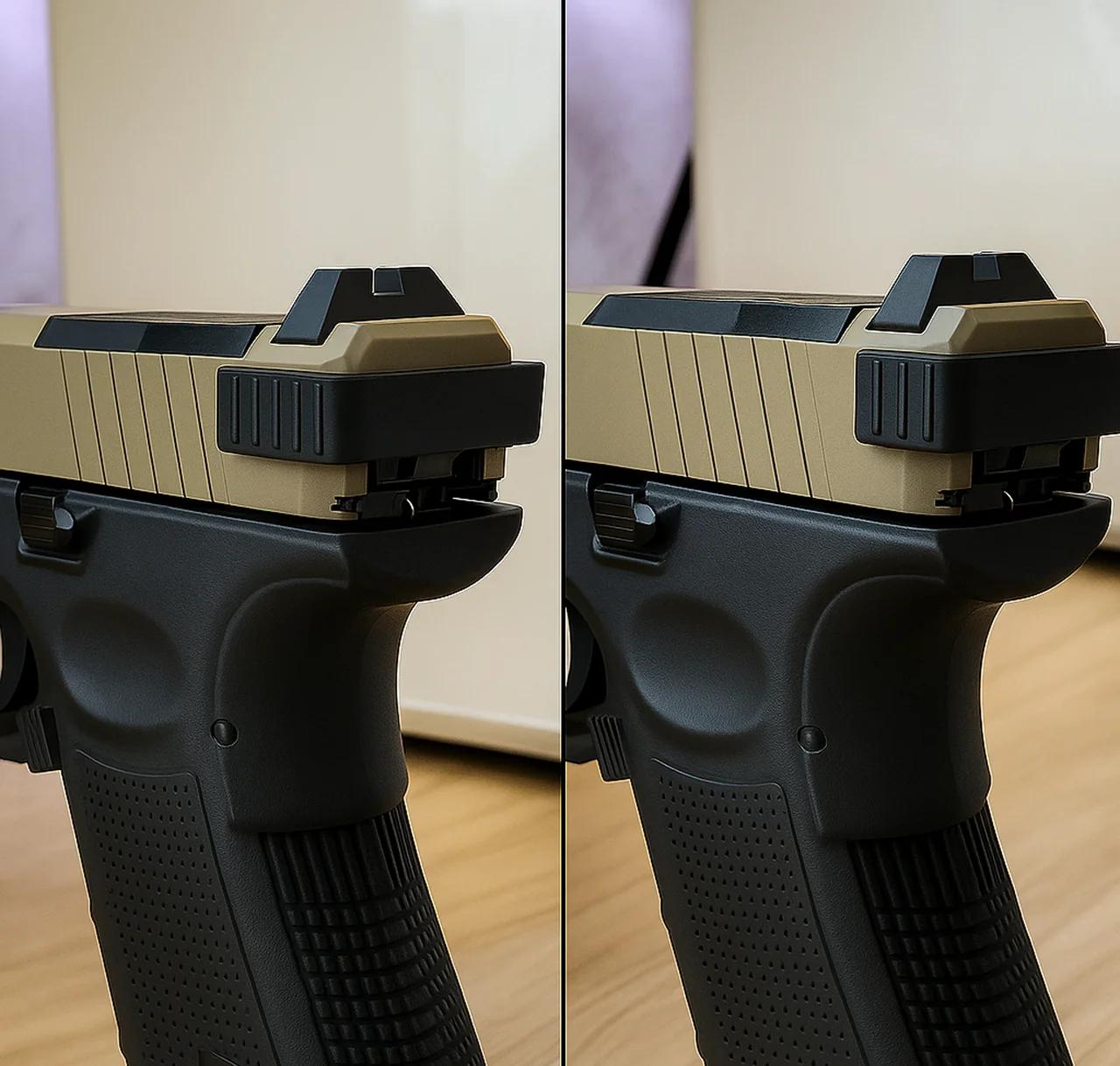 Enhanced Charging Handle for Glock 17, 19, 26