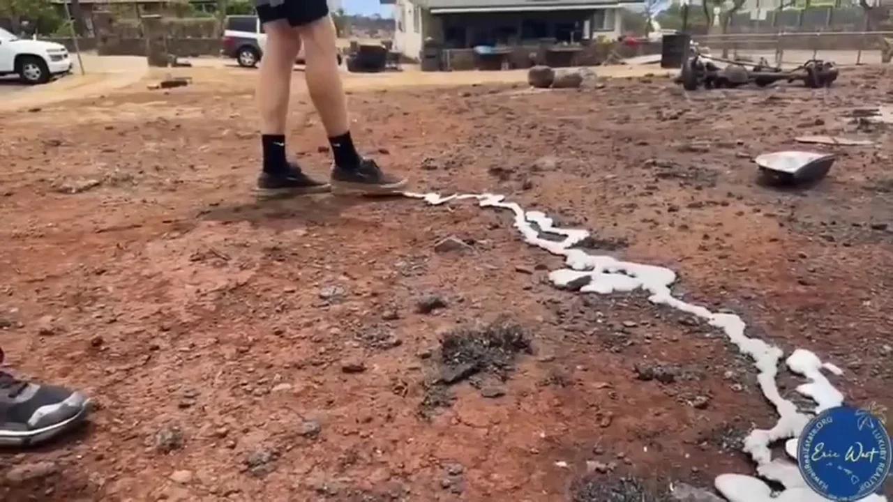 Hawaii LaHaina DEWs Directed Energy Weapon Cars in unaffected area ...