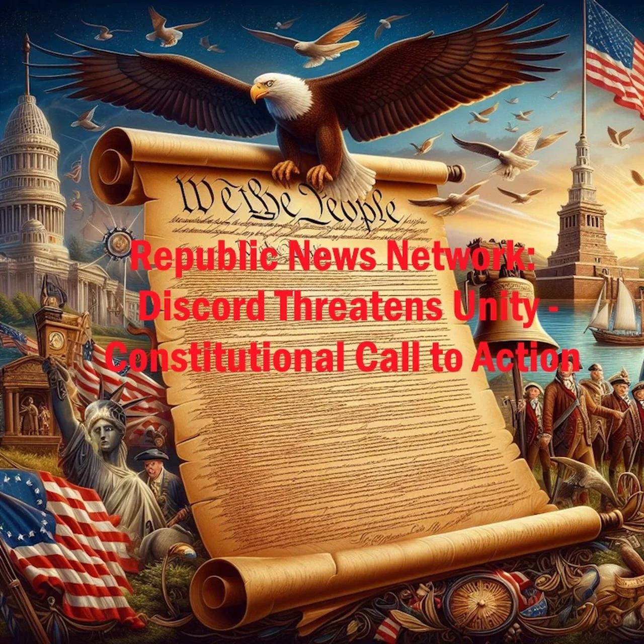 Republic News Network Report: Discord Threatens Unity - Constitutional Call to Action