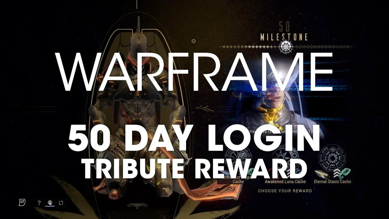 Warframe 50 Day Login Tribute Reward
