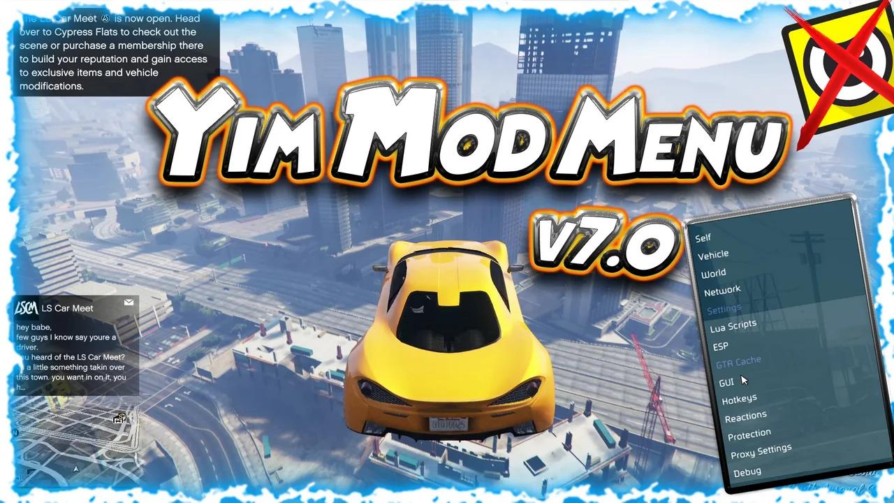 GTA 5 FREE Mod Menu Yim Menu v7 Updated for Online with Battle Eye ...