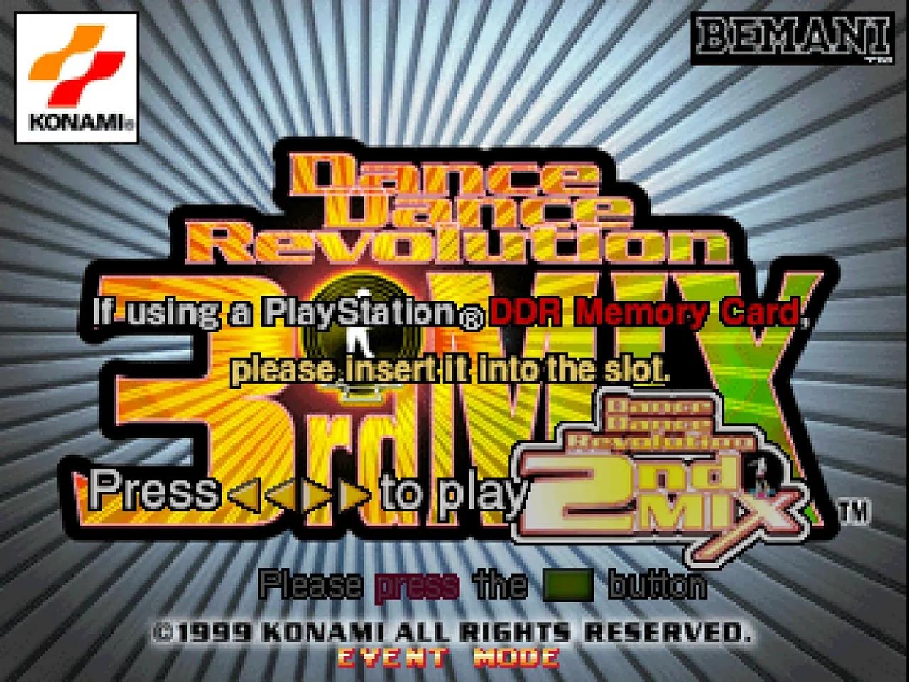 Dance Dance Revolution 3rdMix Song List Asian Arcade version