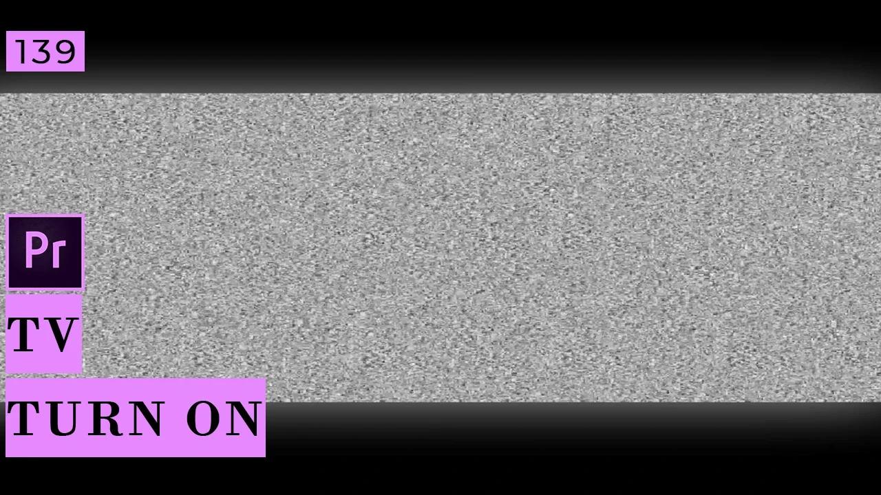 Create a TV Turn On Effect in Premiere Pro