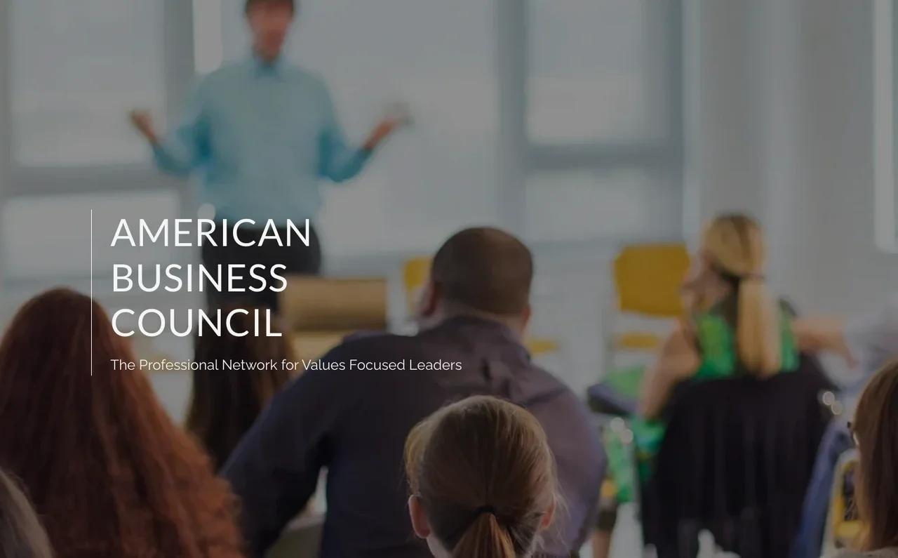 S.1 E.1 - American Business Council - Andrew Riddaugh