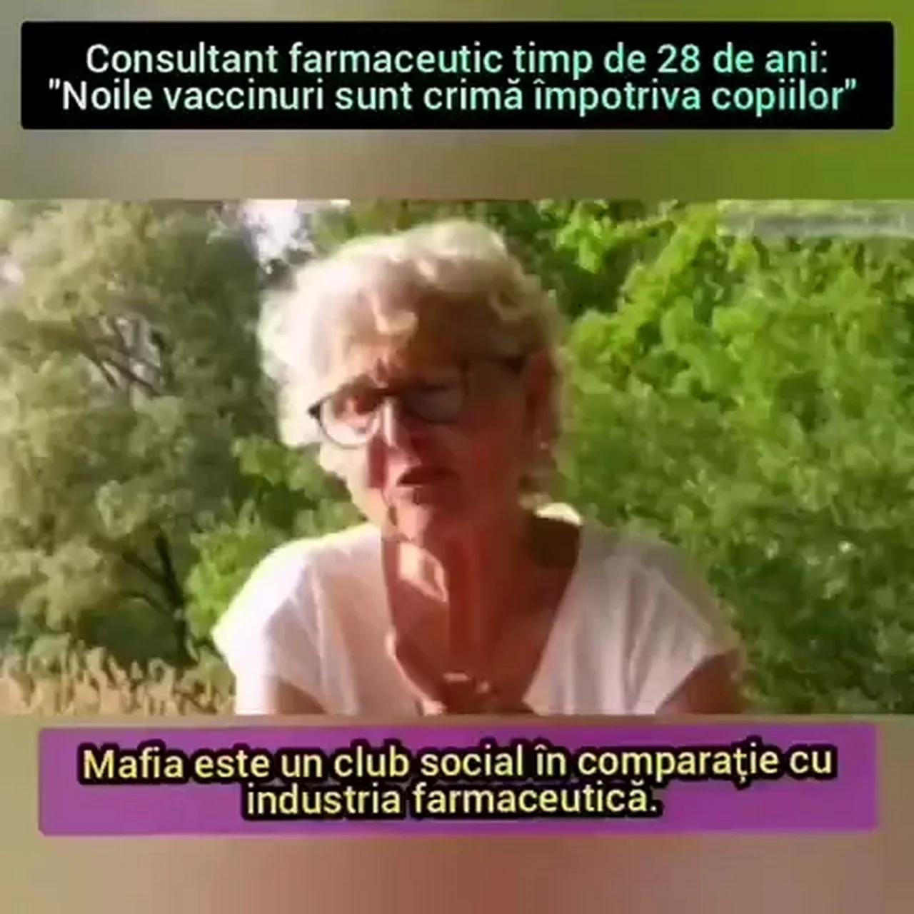 Elisabeth Linder, consultantă a industriei farmaceutice, despre vaccinuri