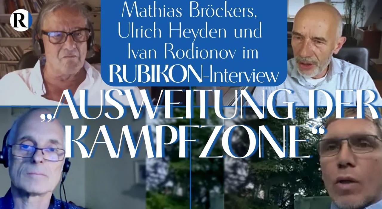 RUBIKON: Im Gespräch: „Ausweitung der Kampfzone“ (Mathias Bröckers ...