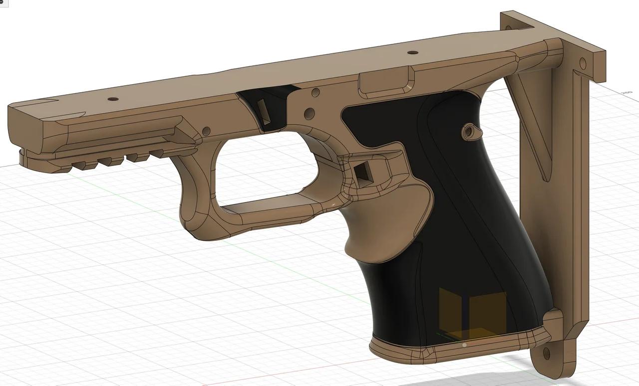 Glock Shelf Bracket