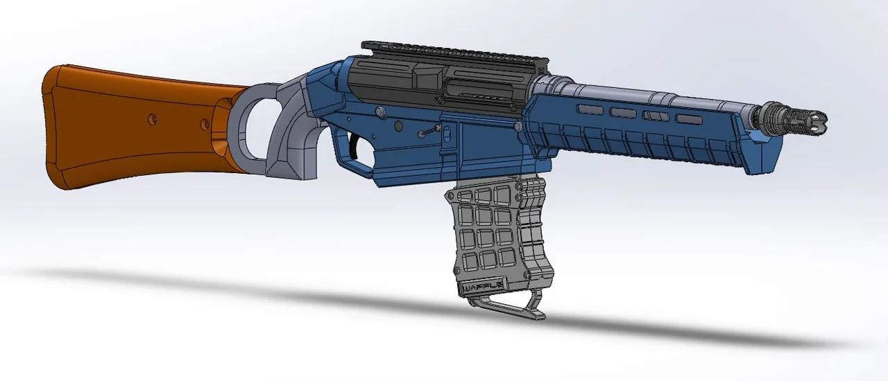 ee3 blaster m870 grip and stock