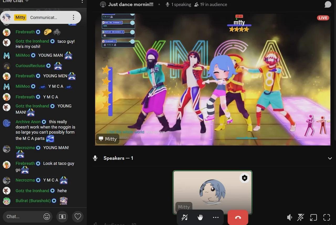 2025-04-28 Mitty Just Dance Discord
