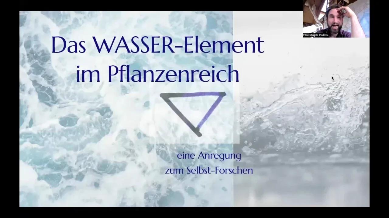 Das Wirken des Wasser-Elements im Pflanzenreich - Hermetische ...