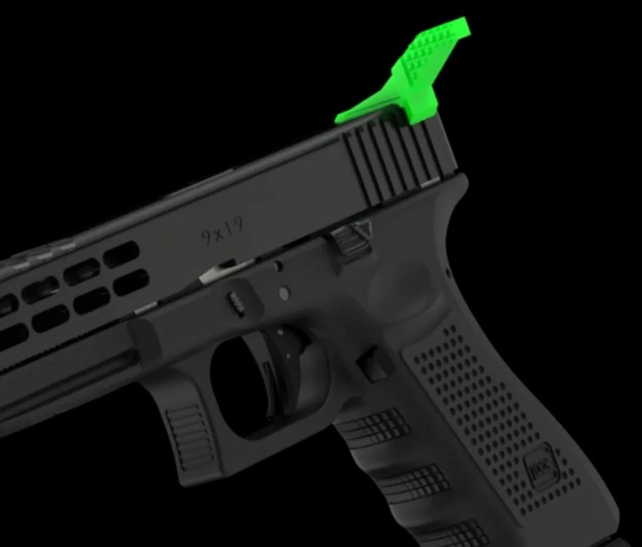 GLOCK RACKING HANDLE FOR COMPETITION