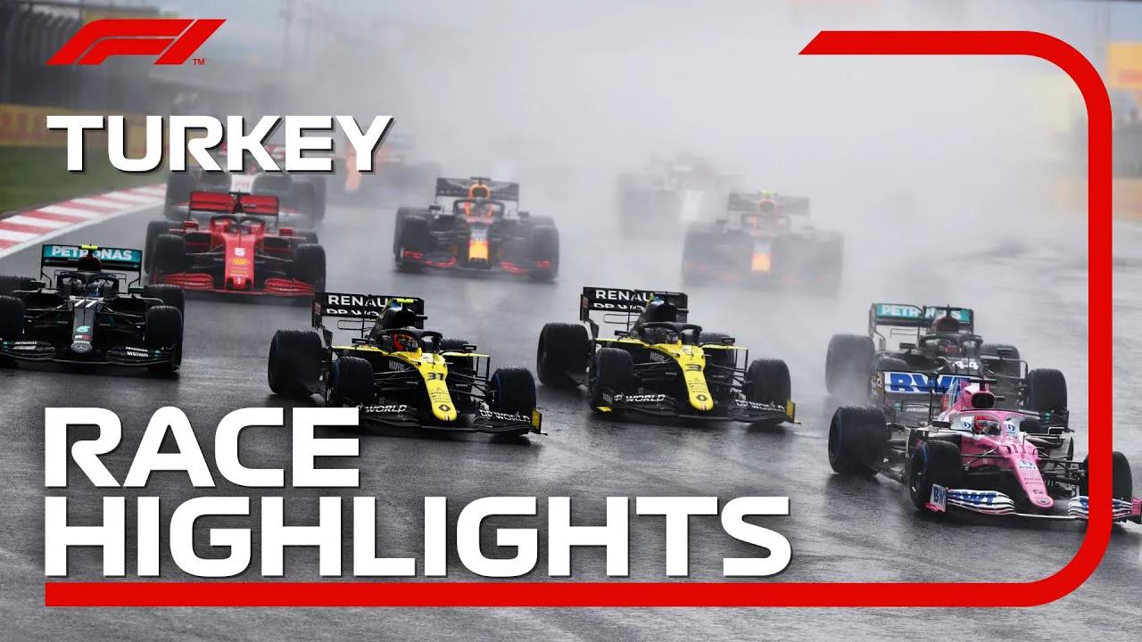 2020 Turkish Grand Prix Race Highlights